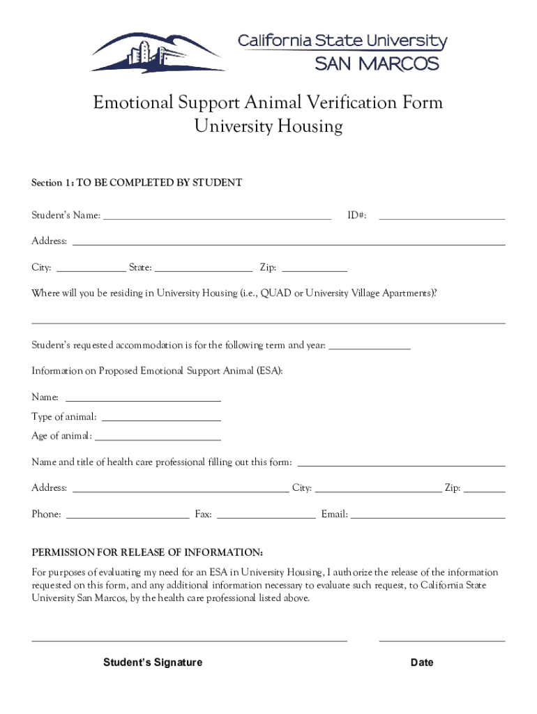 Dot Form Service Animal - Fill Online, Printable, Fillable, Blank | pdfFiller