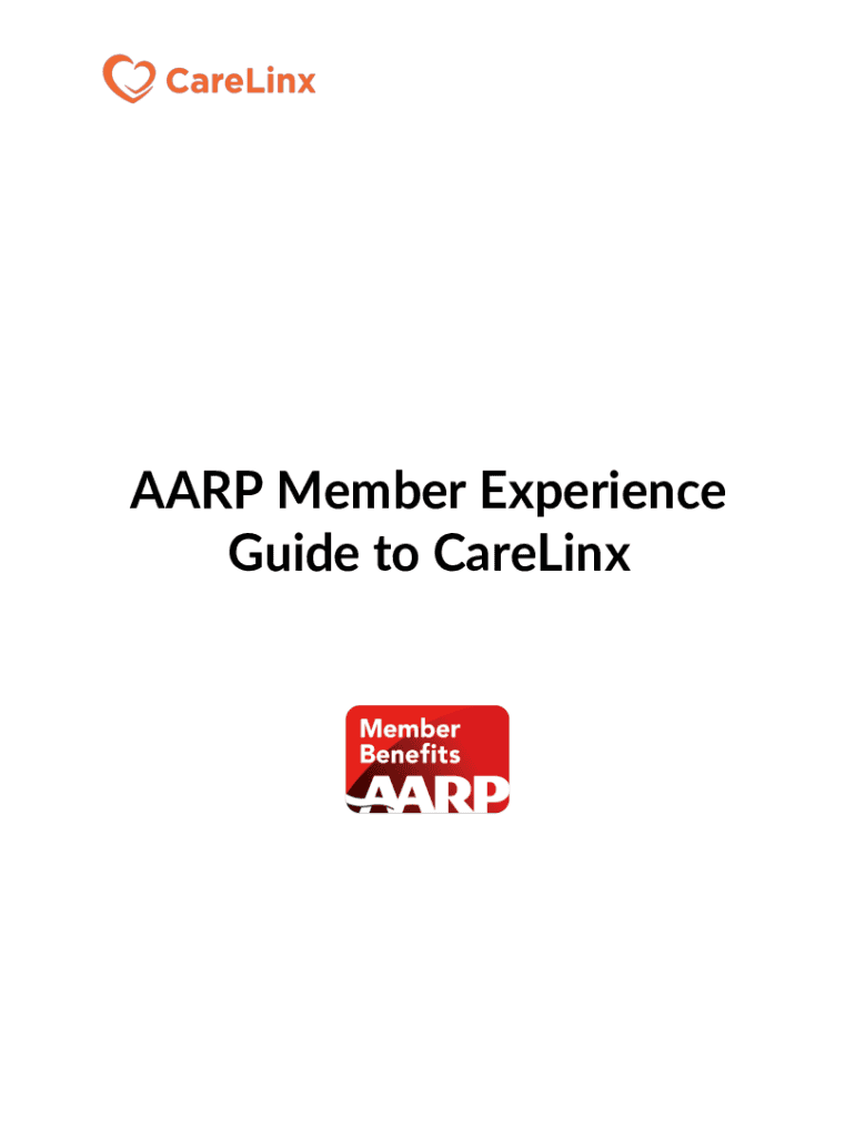 Fillable Online CareLinx In-Home Care Service Discount for AARP Members ...
