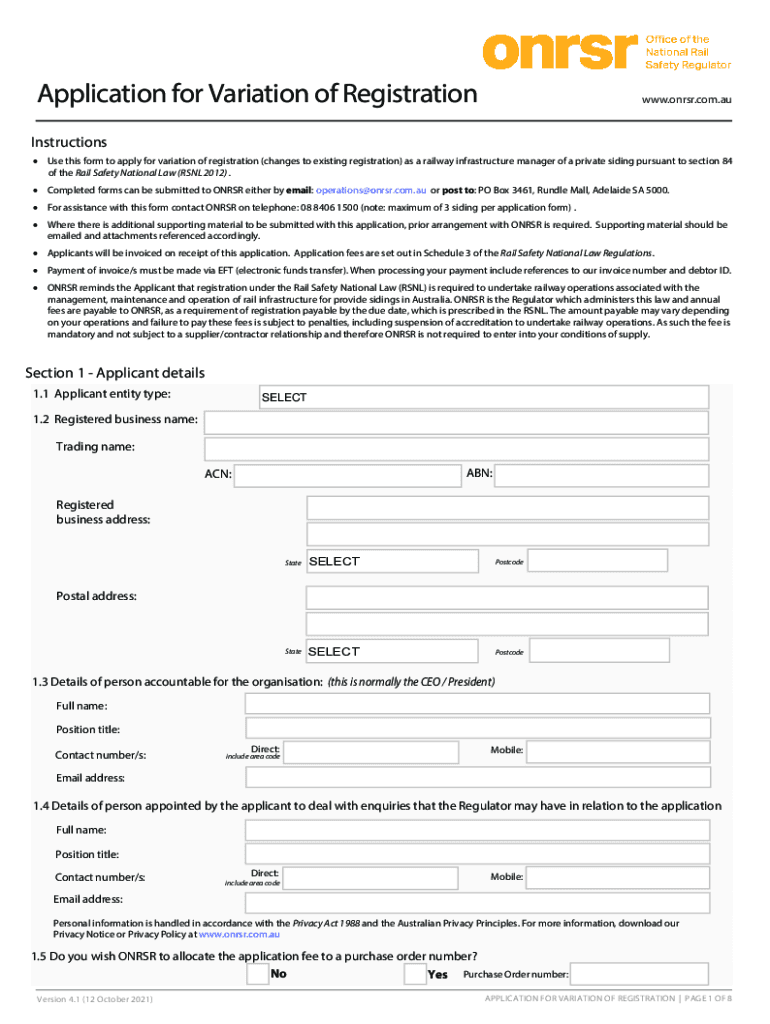 Fillable Online section 5 Declaration by the private siding rail ...