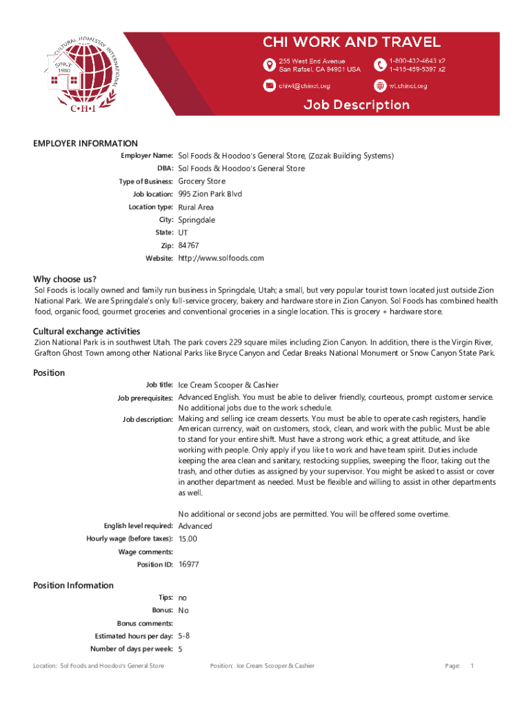 Fillable Online Application for Employment - SOL Fax Email Print ...
