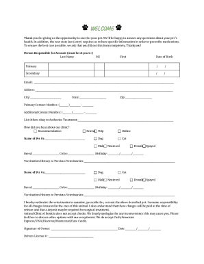 Fillable Online The Importance of Pets in Our Lives Fax Email Print ...