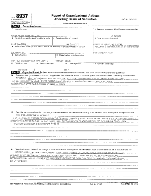 Fillable Online Form 8937 - 2020 Fax Email Print - pdfFiller