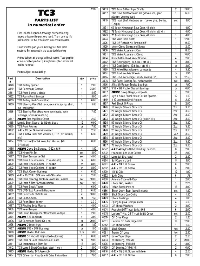 Fillable Online Autodesk Inventor Tutorial Exploded View With Parts List Fax Email Print
