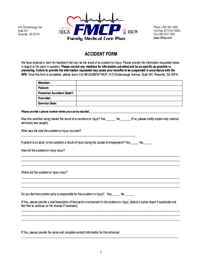 Fillable Online NECA/IBEW Family Medical Care Plan Fax Email Print ...