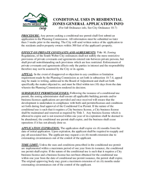 Fillable Online A Citizen's Guide to the Conditional Use Permit Process Fax Email Print - pdfFiller