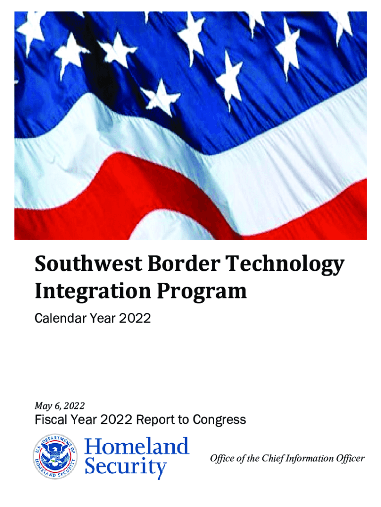 Fillable Online Southwest Border Technology Integration Program Fax ...