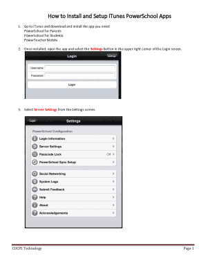Fillable Online How-To: Set Up PowerSchool Mobile App Fax Email Print - pdfFiller