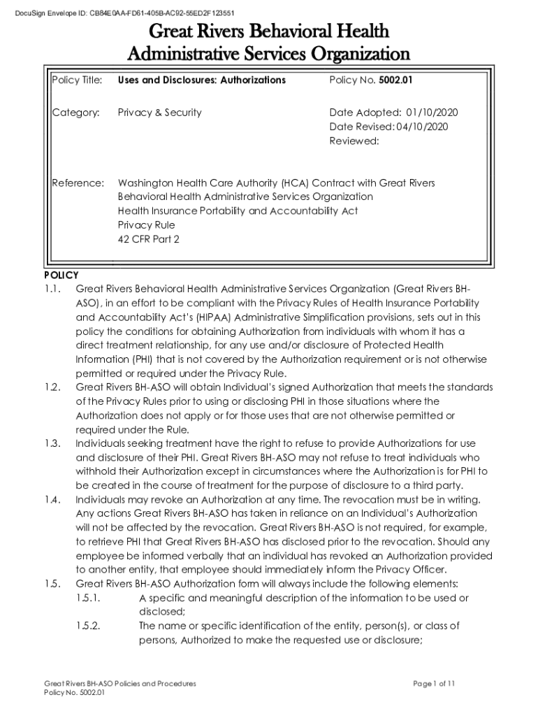 Fillable Online Uses and Disclosures: Authorizations Fax Email Print - pdfFiller