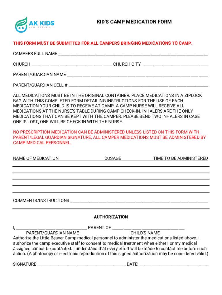 Fillable Online Health-Form-Camper-All-Camps. ... Fax Email Print ...