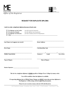 Fillable Online DiplomasStudents - Office of the Registrar - UGA Fax ...