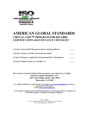 Fillable Online 9.3: Management Review ISO 14001, with Procedure Fax ...