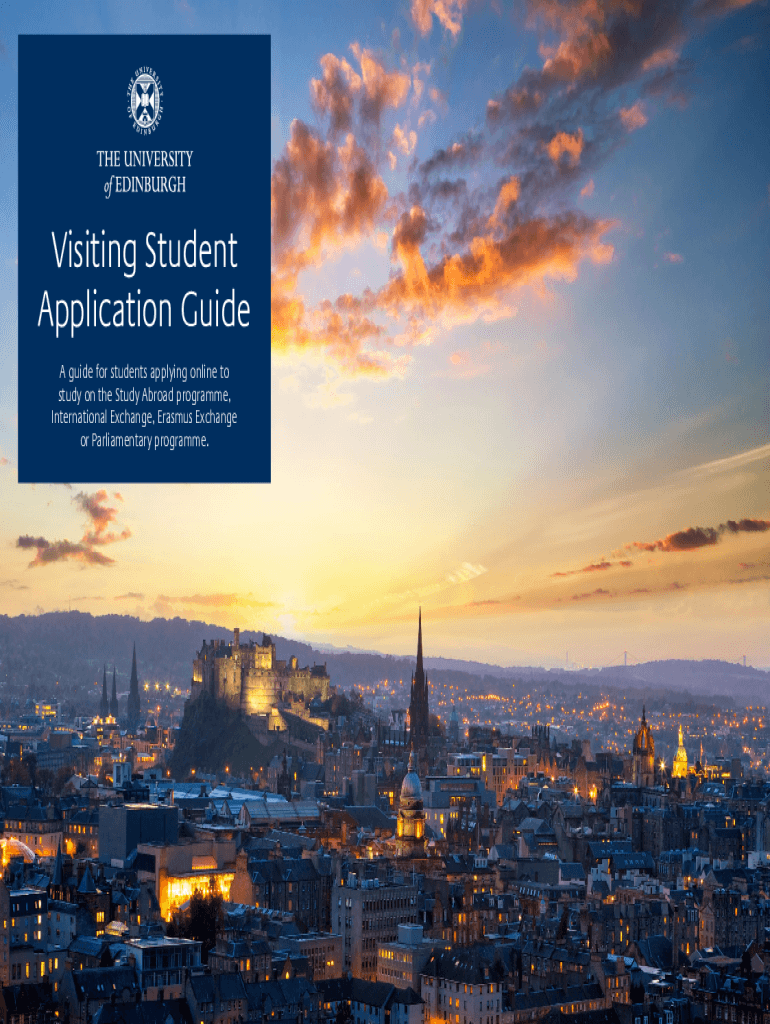 Fillable Online Visiting Student Application Guide Fax Email Print - pdfFiller