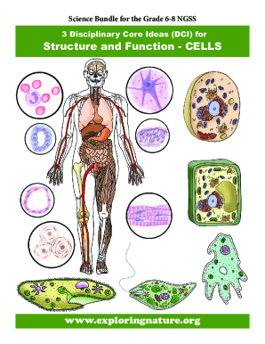 Fillable Online HS-LS1 From Molecules to Organisms: Structures and ...