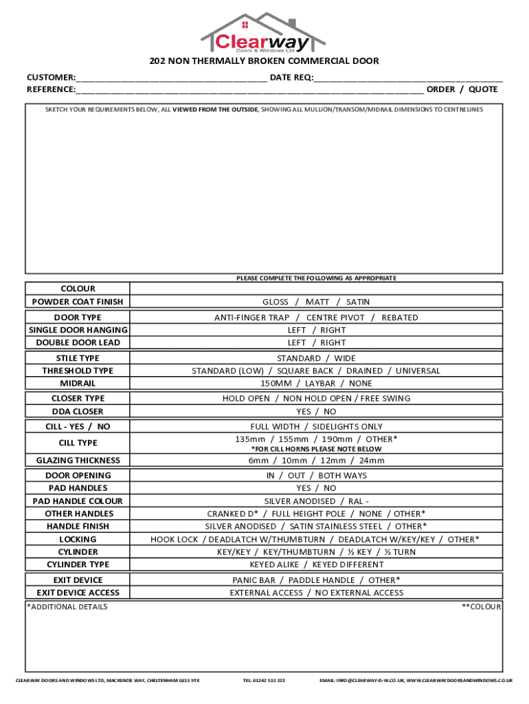 Fillable Online Order Forms Clearway.xlsx Fax Email Print - pdfFiller