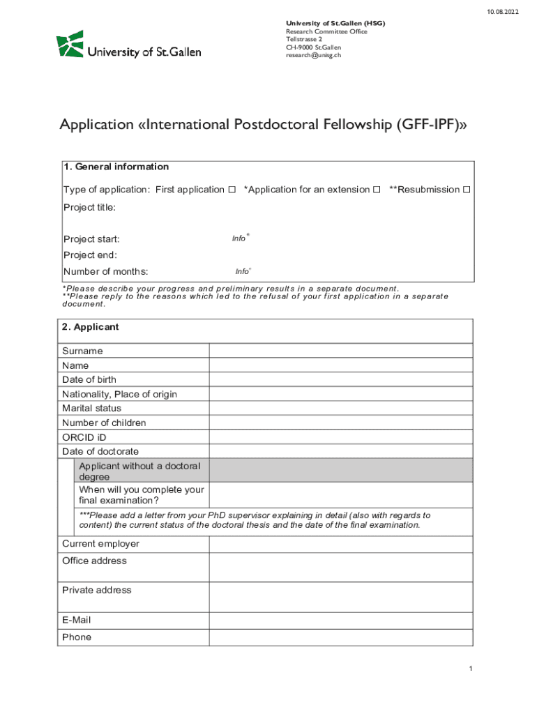 Fillable Online application form IPF Fax Email Print - pdfFiller