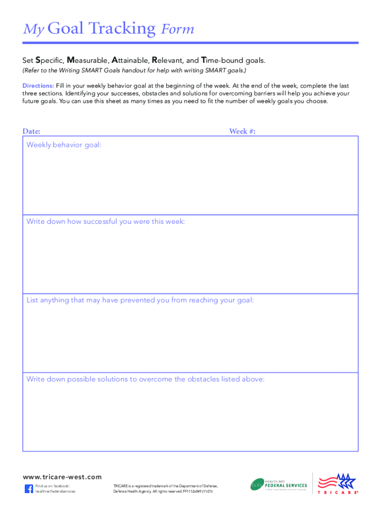 Fillable Online SMART-Goals-Worksheet-1.pdf Fax Email Print - pdfFiller