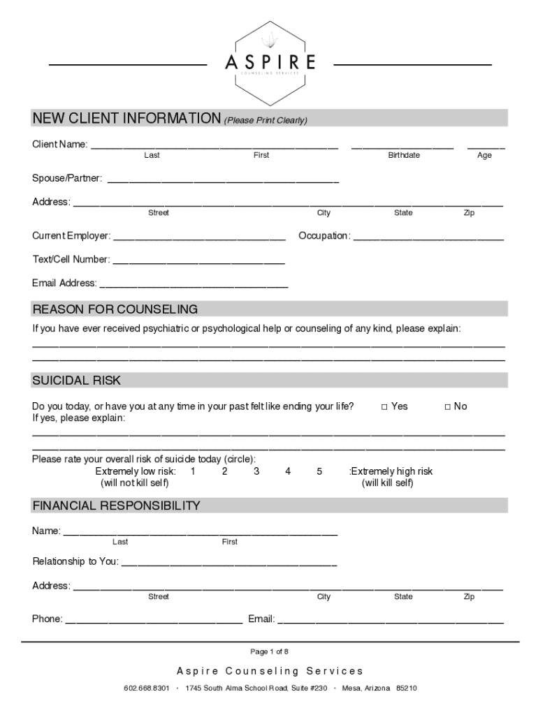 Fillable Online ACS Client Info Forms 7-21.docx Fax Email Print - pdfFiller