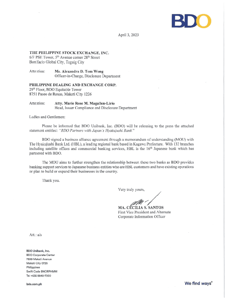 Fillable Online Philippine Stock Exchange, Inc. 6th Floor, PSE Tower ...