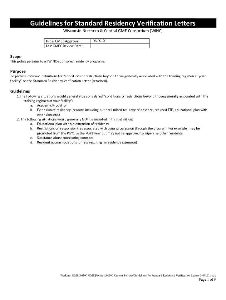 Fillable Online Acceptable documents for proof of Wisconsin residency ...