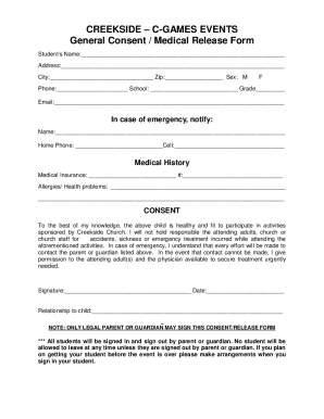 Fillable Online Health Care Consent Form.rtf Fax Email Print - pdfFiller