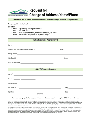 Fillable Online Change of Term Request Form Fax Email Print - pdfFiller