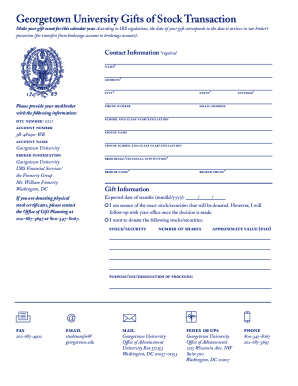 Fillable Online giving georgetown Gift Date - When It Is and Why It Matters Fax Email Print ...