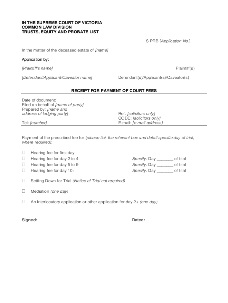 Fillable Online A Guide To Practitioners - Limited Grants of ...