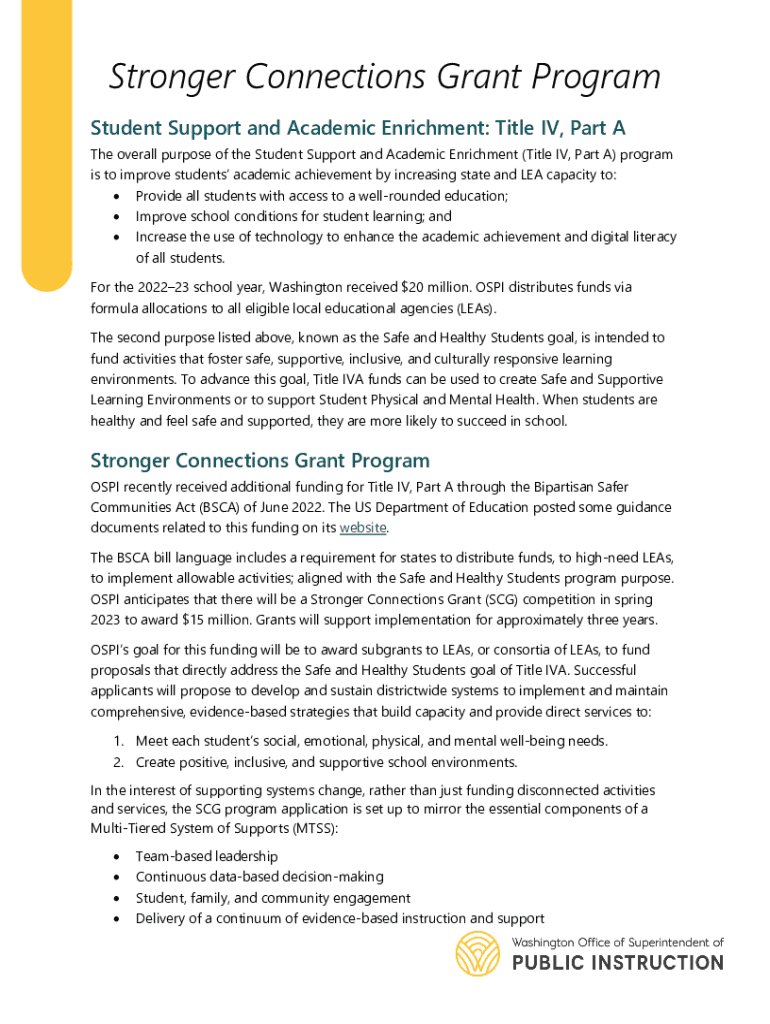 Fillable Online SCG Overview Fax Email Print - pdfFiller