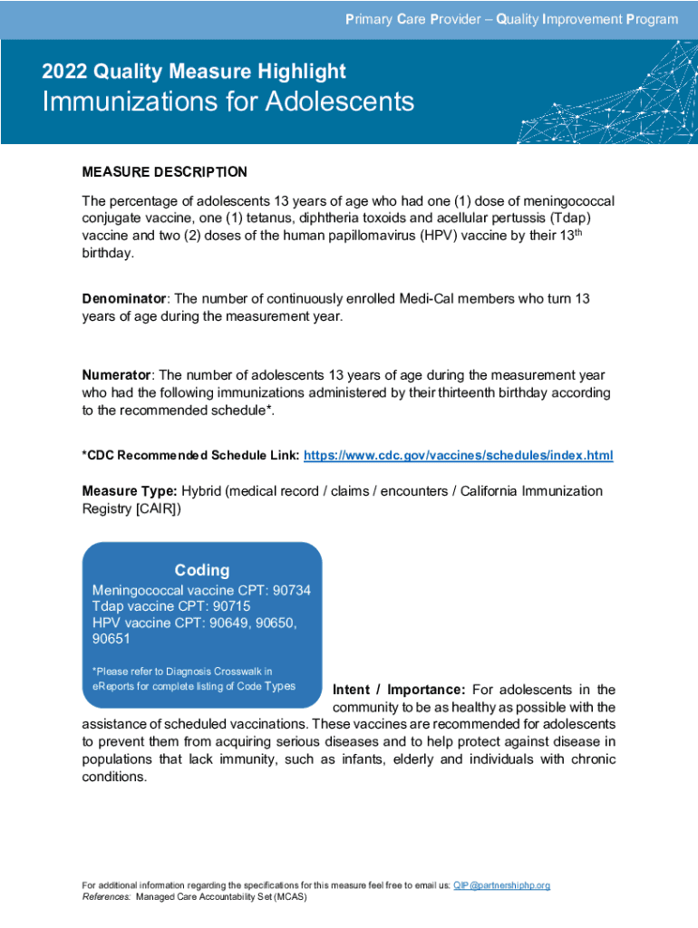 Fillable Online Meningococcal Conjugate Vaccine in the United States ...