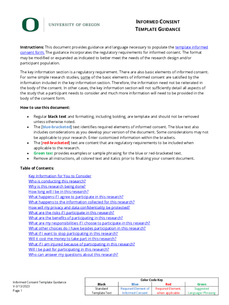 Fillable Online TEMPLATE GUIDANCE Fax Email Print - pdfFiller