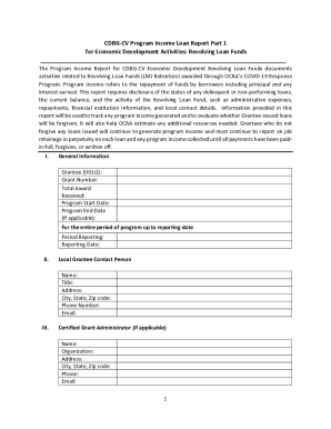 Fillable Online CDBG-CV Program: Economic Development Quick Guide Fax ...