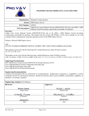 Fillable Online ECO Analysis Form 100756 signed.pdf Fax Email Print ...