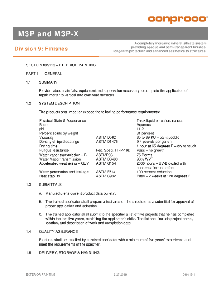 Fillable Online SECTION 071616 - CRYSTALLINE WATERPROOFING. CRYSTALLINE WATERPROOFING Fax Email ...