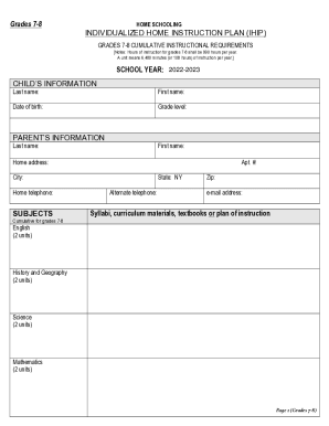 Fillable Online individualized-home-instruction-plan-ihip-grades-7-8 ...