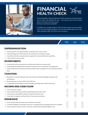 Fillable Online Financial Health: Definition and How to Measure and ...