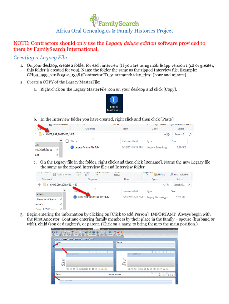 Fillable Online African Oral Genealogy: Collecting and Preserving ... Fax Email Print - pdfFiller