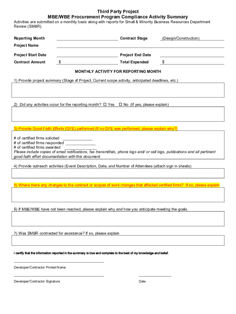 Fillable Online Third Party Projects Fax Email Print - pdfFiller