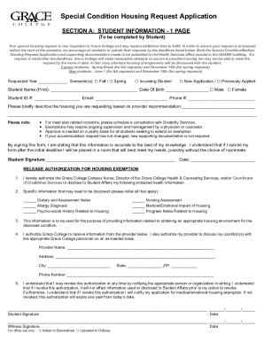 Fillable Online Disabilities Accommodation Request Form Fax Email Print ...