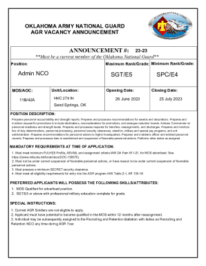 Fillable Online ok ng Arkansas Air National Guard Agr Jobs. Join the ...