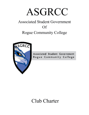 Fillable Online Club Charter only for Returning Clubs Rev 10.17 Fax ...