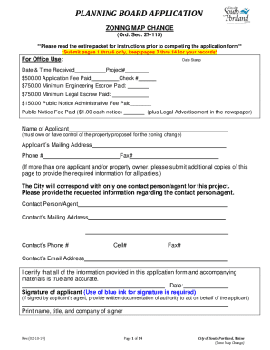 Fillable Online PLANNING BOARD APPLICATION FOR SPECIAL PERMIT ... Fax ...