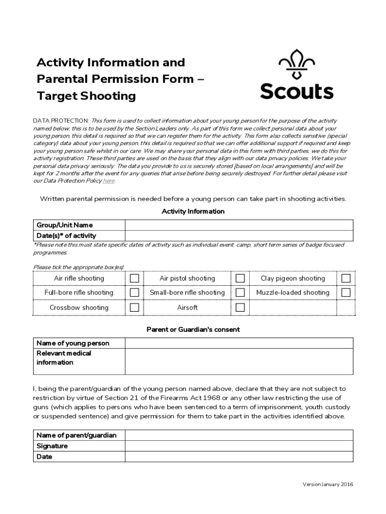 Fillable Online example-shooting-permission-form-jan-19.docx Fax Email ...