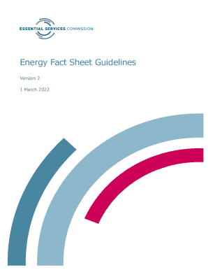 Fillable Online Energy Fact Sheet Guidelines Fax Email Print - pdfFiller