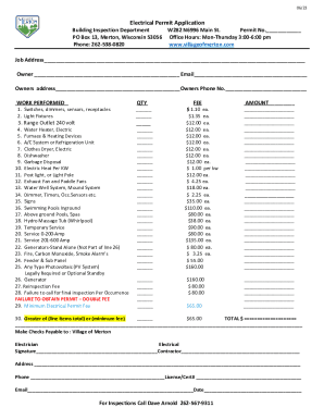 Fillable Online Building Forms and ApplicationsTown of Merton Wisconsin ...