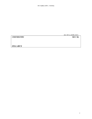 Fillable Online Chemistry A Level Syllabus for MATSEC - alexnegri.com ...