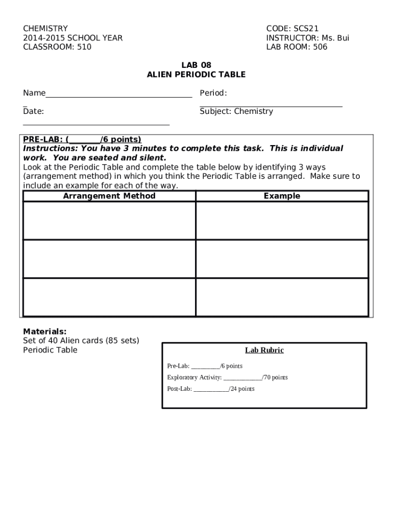 Lab-08-Alien-Periodic-Table.docx Doc Template | pdfFiller