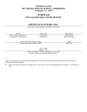 Fillable Online FORM SD AMTECH SYSTEMS, INC. - cloudfront.net Fax Email ...