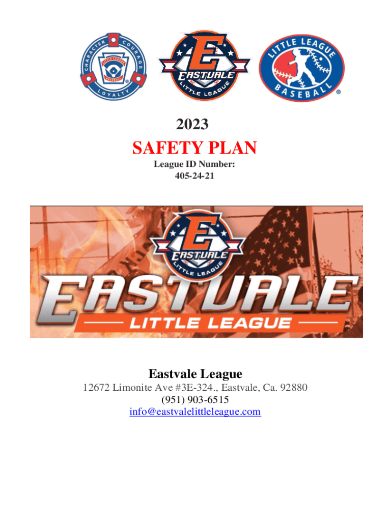 Fillable Online Little League Baseball - 4052421 Eastvale LLCorona, CA ...