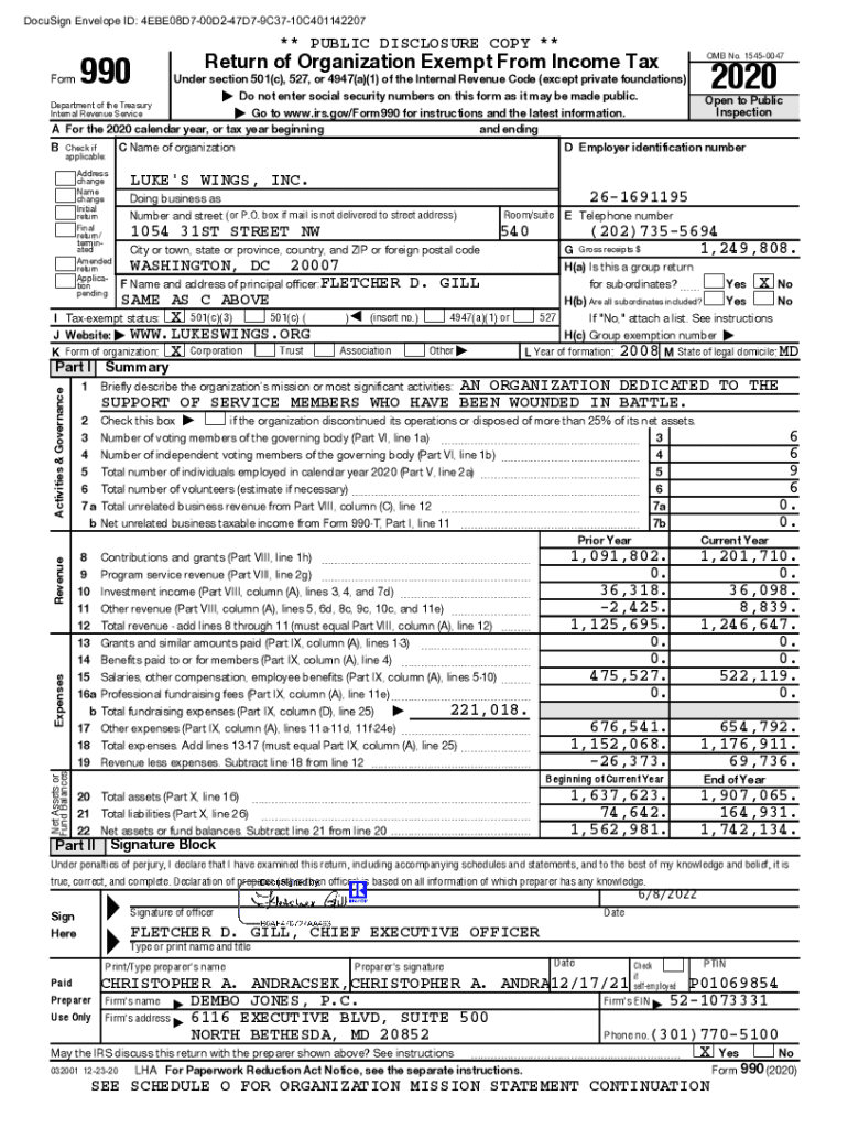 Fillable Online 2020-990-Public-Disclosure.pdf Fax Email Print - pdfFiller