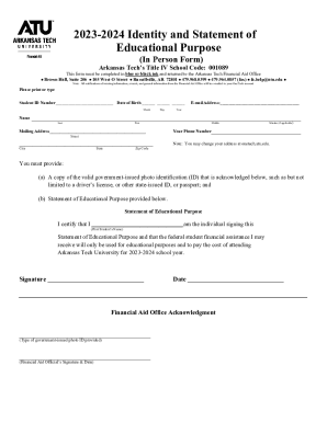 Fillable Online 2023-2024 Identity and Statement of Fax Email Print ...